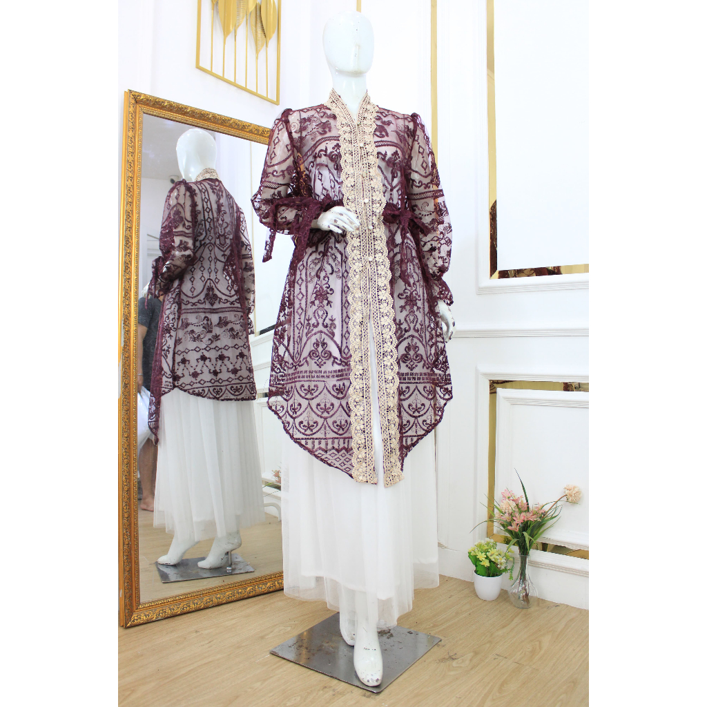 Jual TRIFENA OUTER - SPESIAL BURGUNDY SERIES - BISA SERAGAM | Shopee ...