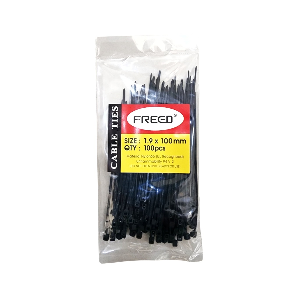 Jual Kabel Tis Ties Hitam 10 15 Cm - Tali Ripet Plastik Nylon Hitam ...