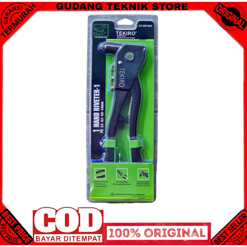 Jual Tang rivet-1/ Hand Riveter-1 TEKIRO tang ripet rivet | Shopee ...