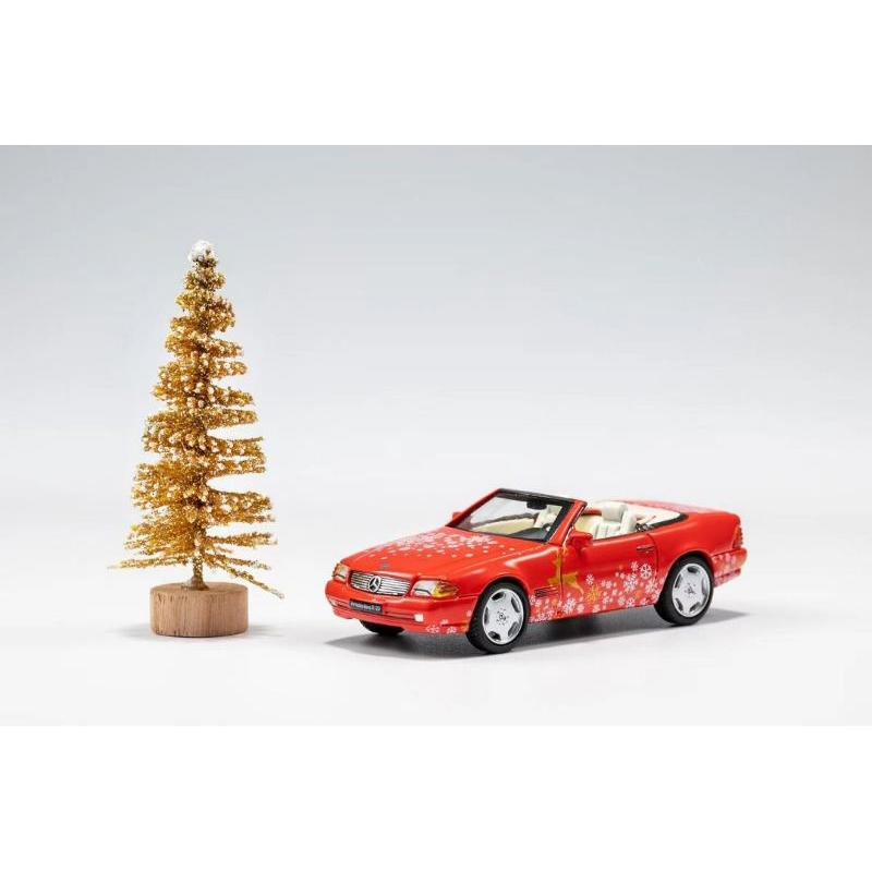 Jual DCT Diecast Team Mercedes Benz SL500 R129 Red color Christmas ...