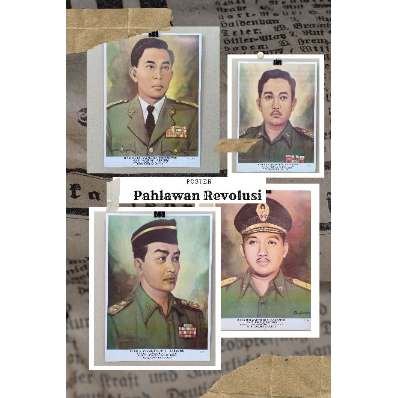 Jual Poster Pahlawan Revolusi uk 25x35cm | Shopee Indonesia