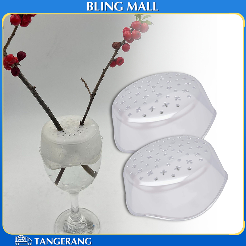 Jual Peralatan Merangkai Bunga Transparan Ikebana Stem Holder Elastis ...