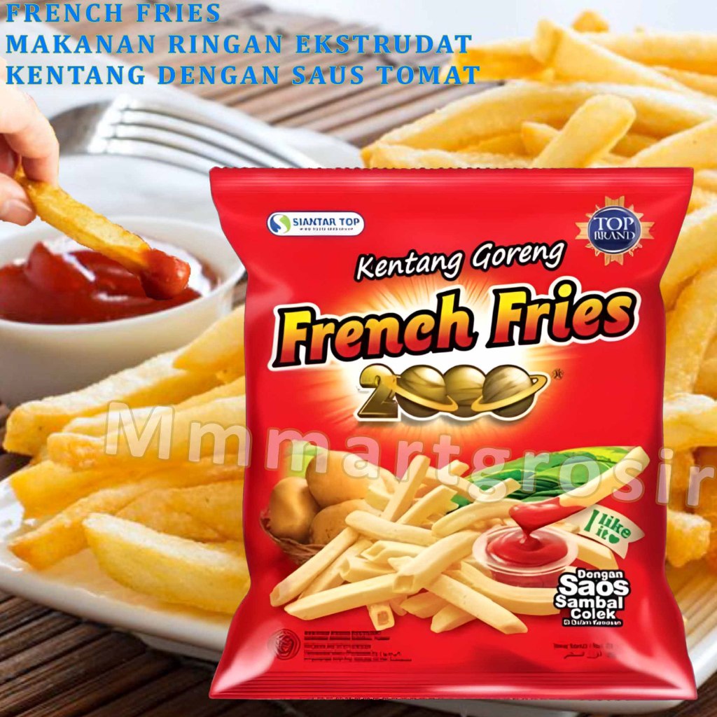 Jual French Fries 2000 / Cemilan Kentang Goreng / Snack Kentang & Saus ...