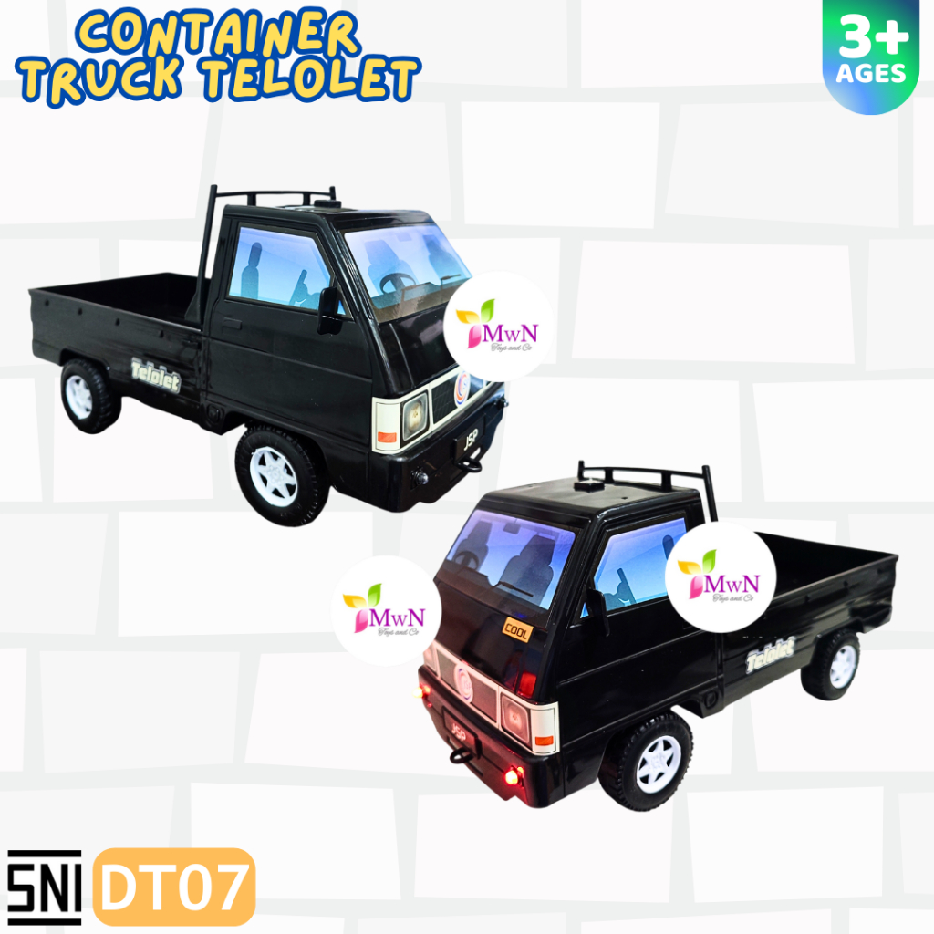 Jual MWN Mainan Container Truck Pickup Telolet DT07 | Shopee Indonesia