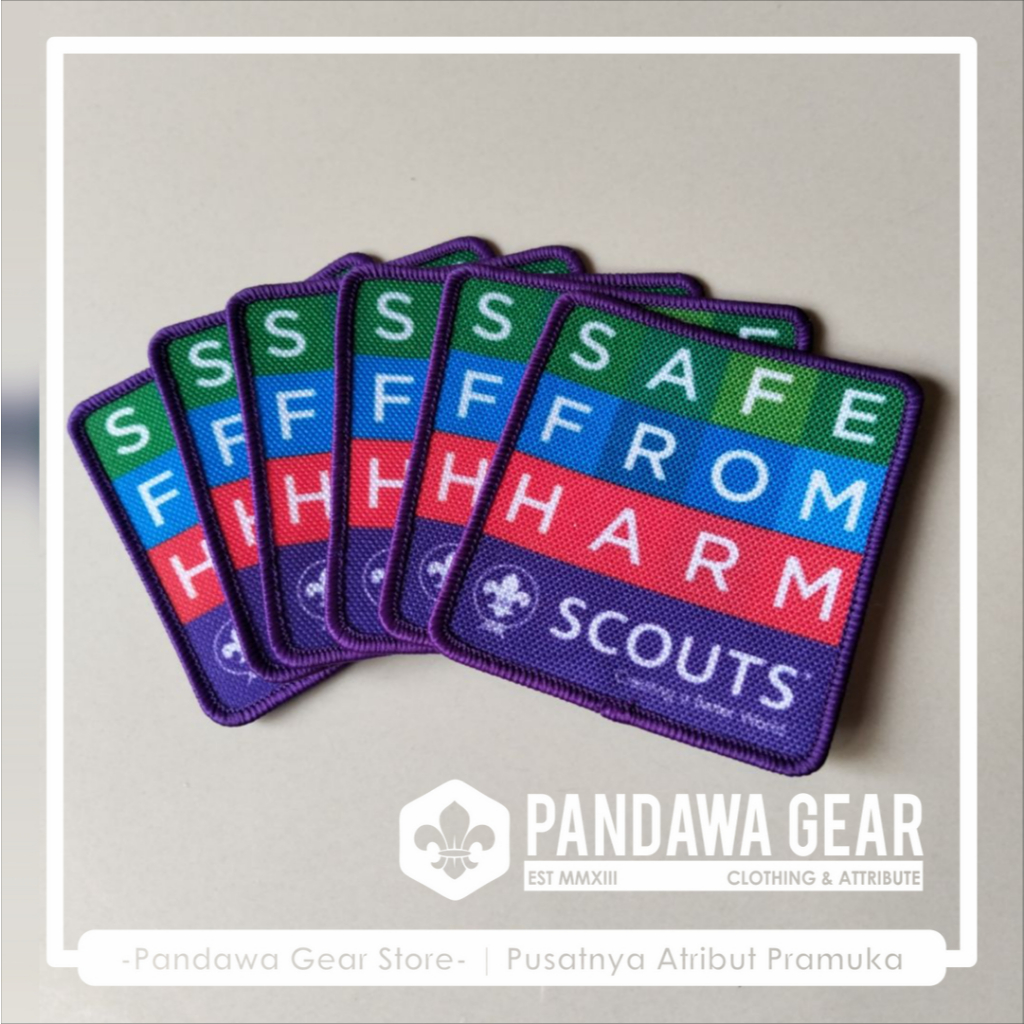 Jual Patch / Badge SAFE FROM HARM SCOUTS | Shopee Indonesia