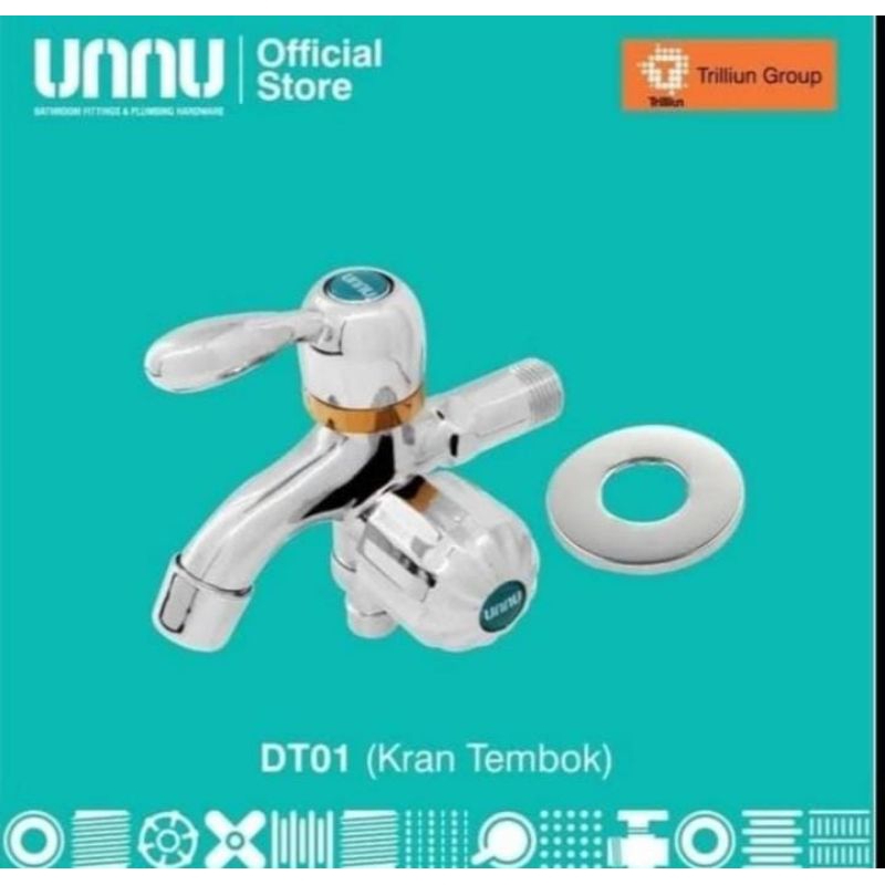 Jual Kran Cabang UNNU 1/2 DT 01 / Double Tap | Shopee Indonesia