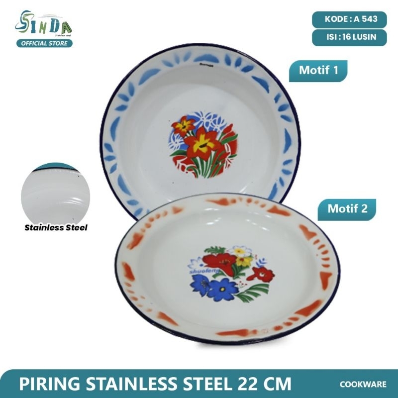 Jual Piring Enamel Bunga Piring Seng Jadul Motif Bunga | Shopee Indonesia