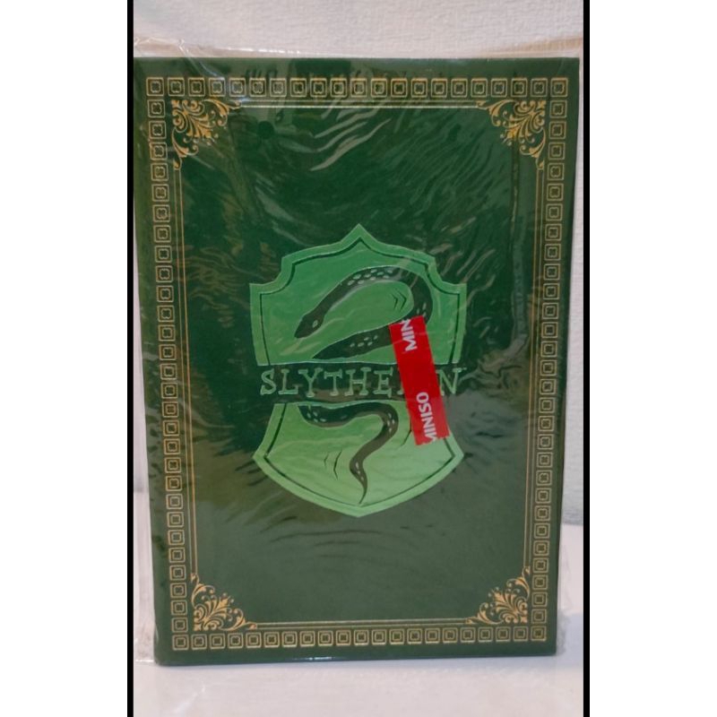 Jual ReadyStock!! Slytherin Notebook Harry Potter x Miniso | Shopee ...