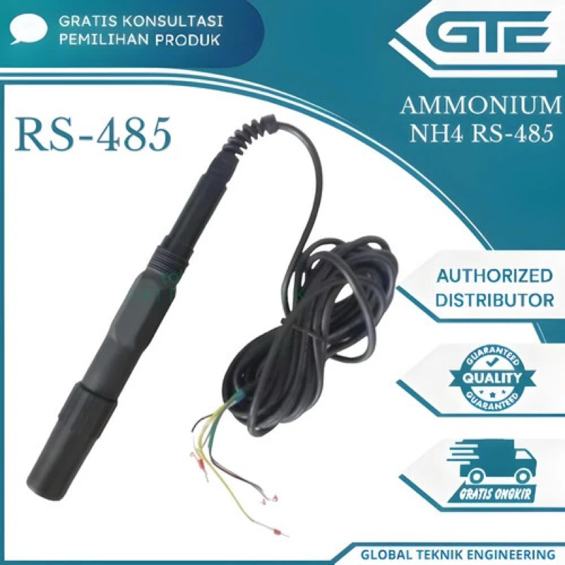 Jual Remond online digital sensor NH4 Ammonium ion RS485 electrode NH4 ...