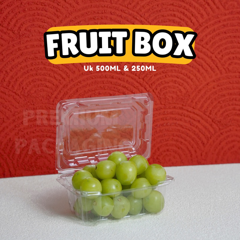 Jual [ISI 25 PCS] Mika Kotak Fruit Box Buah / Plastik Tempat Buah ...