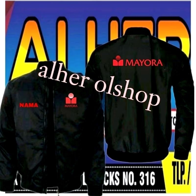 Jual Jaket bordir mayora jaket mayora jaket bomber mayora jaket kerja ...