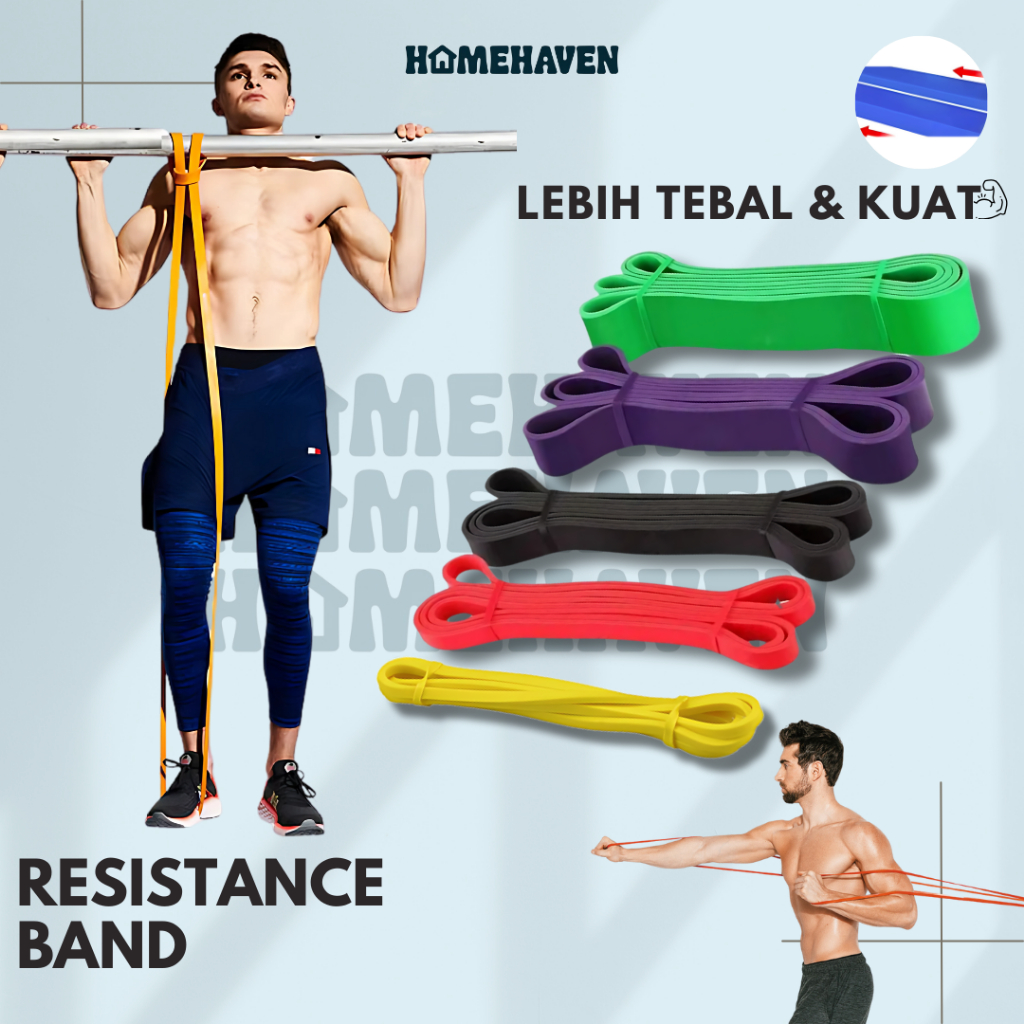 Jual Resistance Band Tali Olahraga | Pull ups | Tali Calisthenics ...