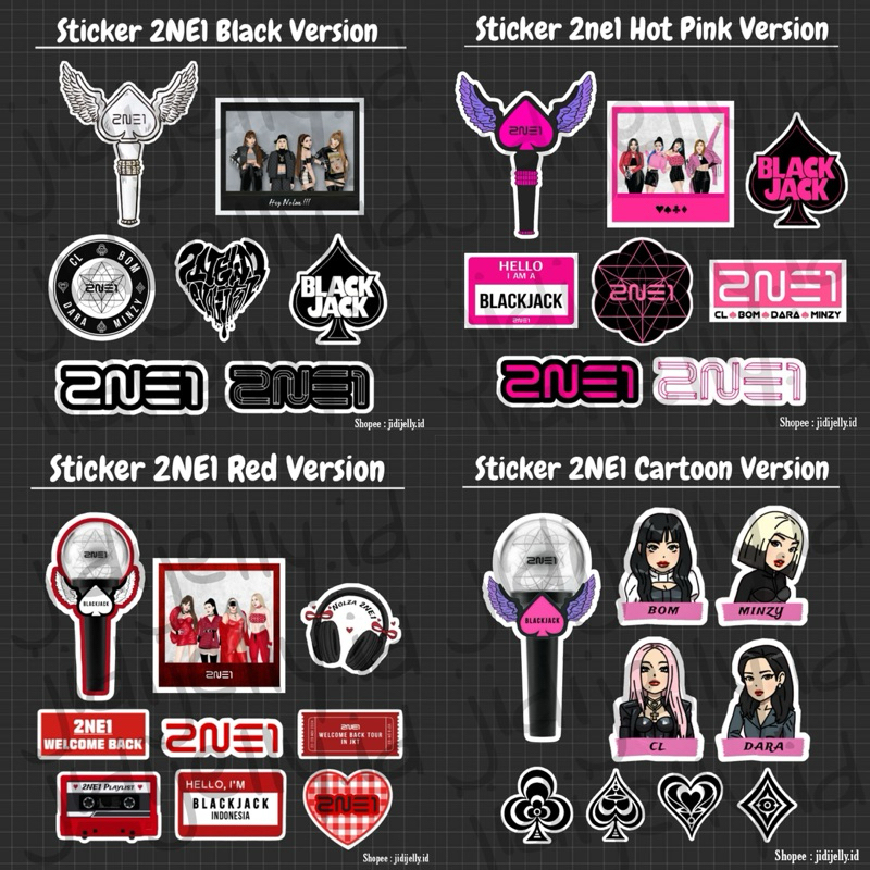 Jual Sticker Vinyl 2NE1 (Stiker Vinyl Doff + Anti Air) | Shopee Indonesia