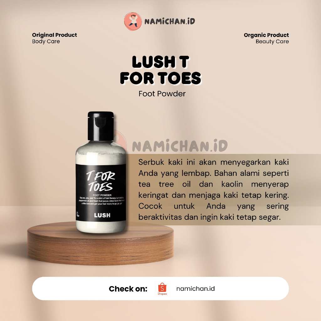 Jual [ PO Japan Juni 2025 ] Lush T For Toes - Foot Powder | Lush ...