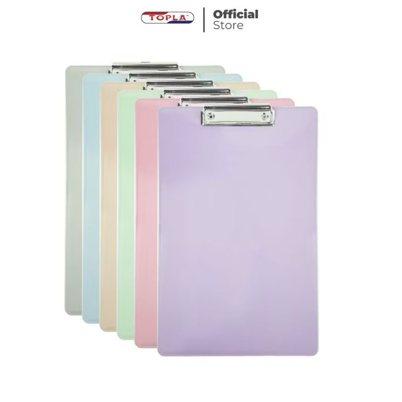 Jual TOPLA 709B Pastel Clipboard F4 - Alas Papan Ujian & Catatan ...