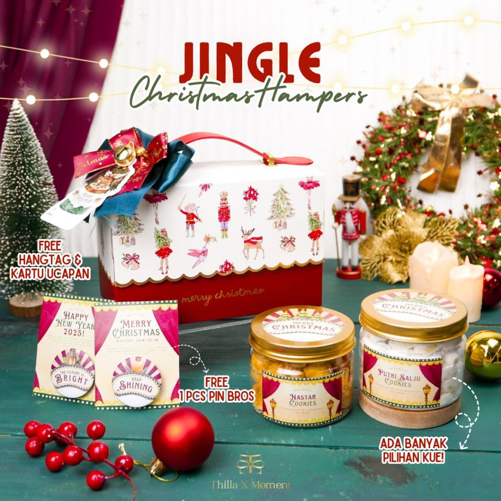 Jual [ JINGLE ] HAMPERS NATAL 2024 KADO NATAL MERRY CHRISTMAS GIFT BOX ...