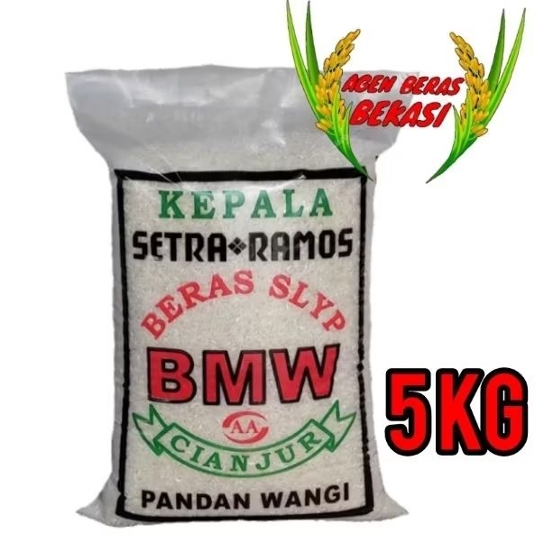 Jual BERAS CAP BMW CIANJUR 5KG,10KG,20KG | Shopee Indonesia