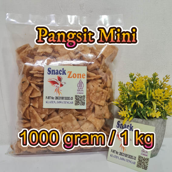 Jual Pangsit Mini Renyah Rasa Bawang 1kg / Keripik Bawang / Kue Bawang ...