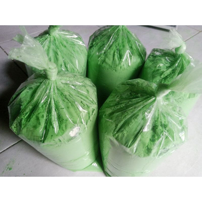 Jual Tepung warna HIJAU keren 500 gram Holly Powder | Shopee Indonesia