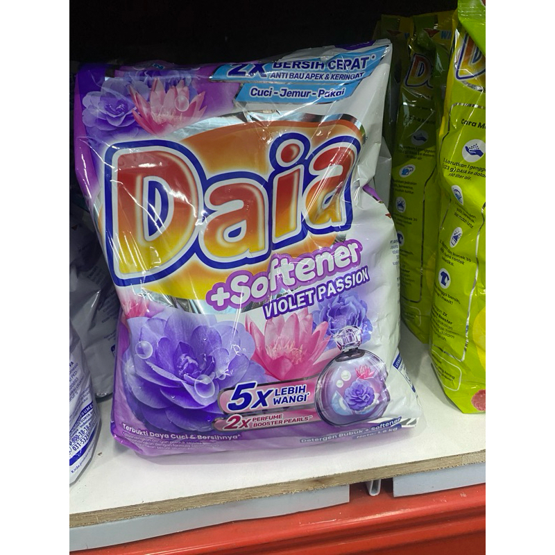 Jual Daia Powder Detergen Violet Bag 1,6Kg (PCS) | Shopee Indonesia