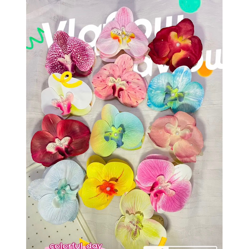 Jual ORCHID HAIRCLAW / JEDAI RAMBUT BUNGA ANGGREK | Shopee Indonesia