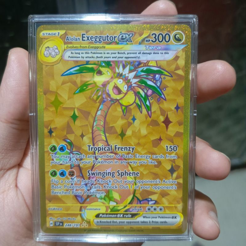 Jual Alolan Exeggutor Ex SSP 248/191 Hyper Rare Gold / HR Pokemon TCG English | Surging Sparks ...