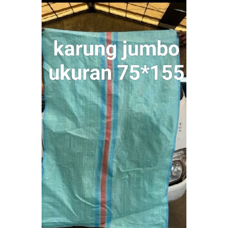 Jual karung gabah besar ukuran 75*155 isi 10 karung | Shopee Indonesia
