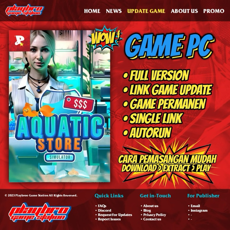 Jual Aquatic Store Simulator - Game PC/Laptop (Download to Play Bro!) | Shopee Indonesia