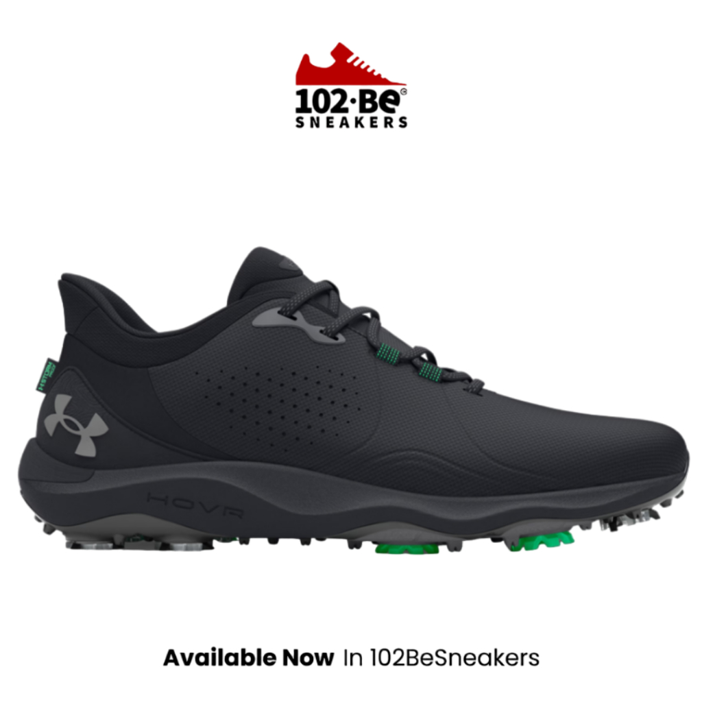 Jual Sepatu Golf UA Men's Drive Pro Wide Golf Shoes - Black Original ...