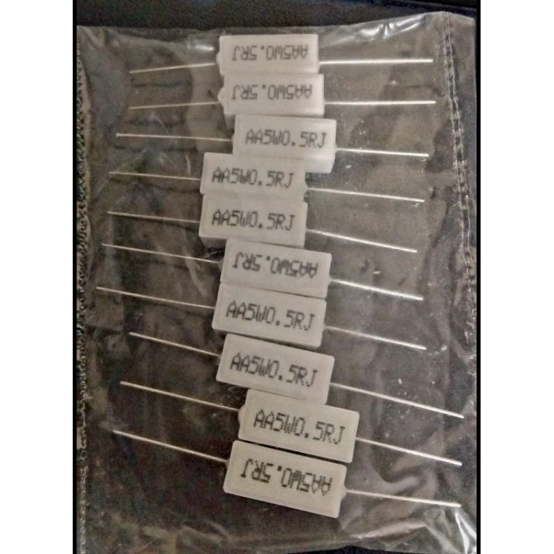 Jual Resistor kapur 5Watt (per 10pcs) | Shopee Indonesia
