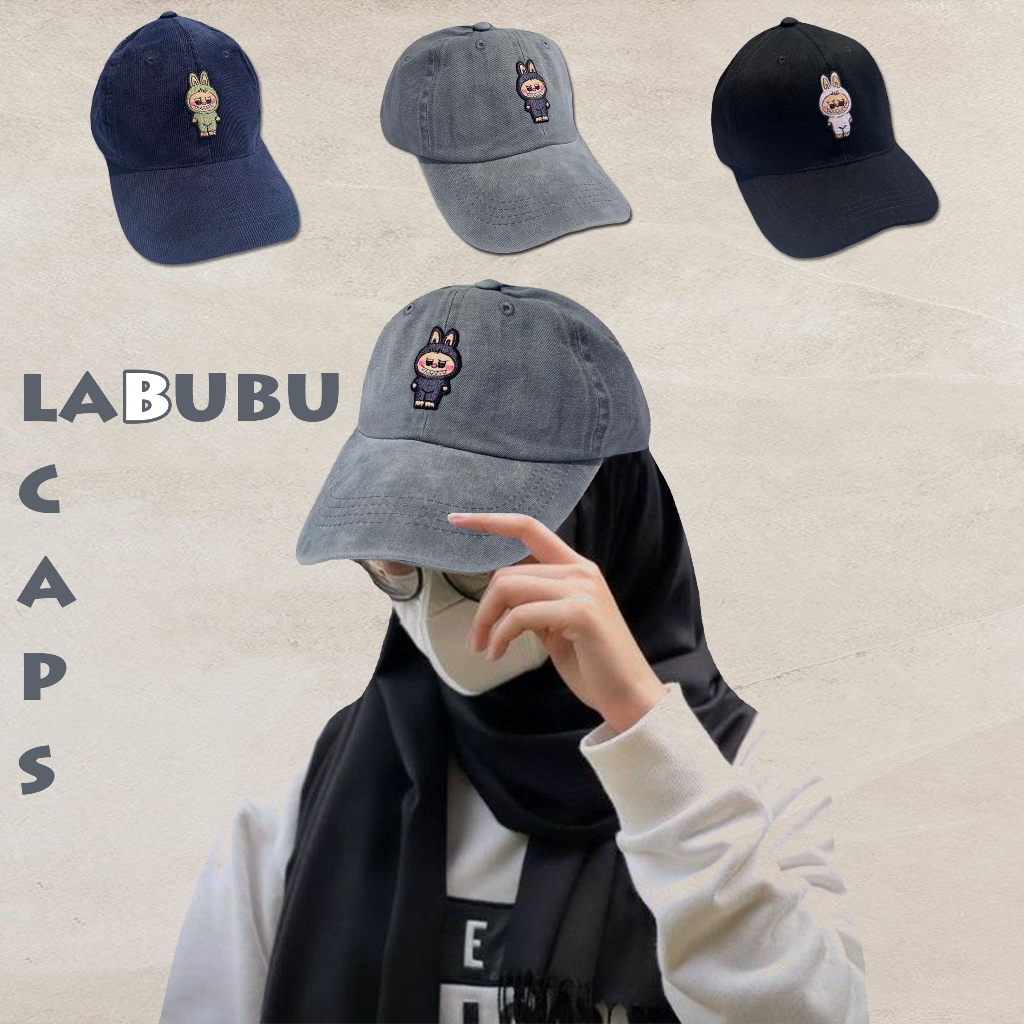 Jual Topi Baseball Labubu Dewasa Bordir Caps Vintage Cotton Curduroy Bisbol | Shopee Indonesia