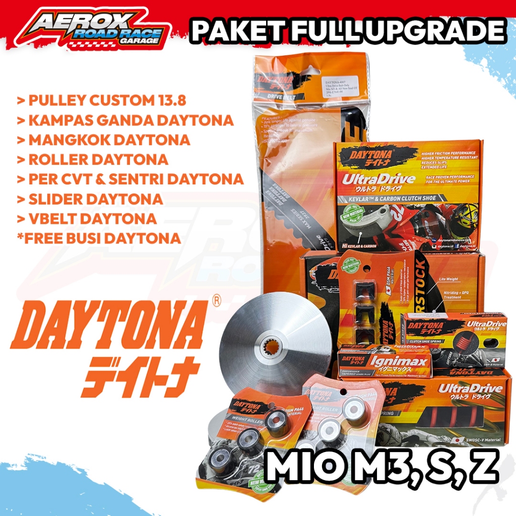 Jual PAKET CVT FULL UPGRADE MIO M3 S Z DAYTONA CVT | Shopee Indonesia