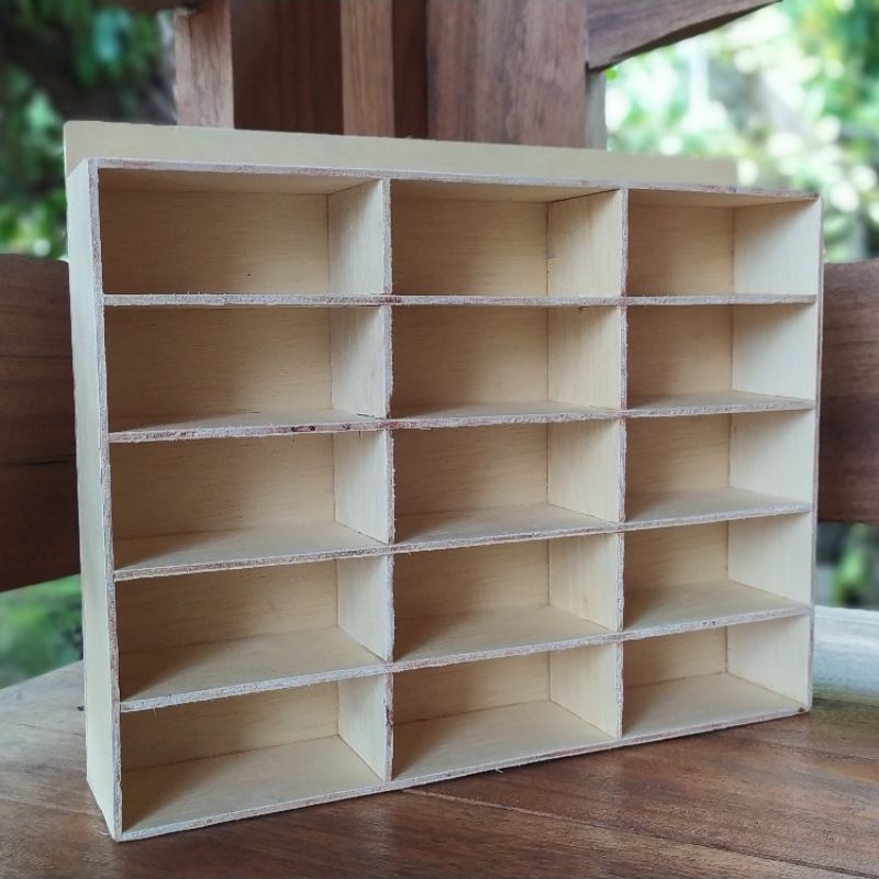 Jual rak diecast, rak mobil mainan, 15 slot skala 1:64 hotwheels ...