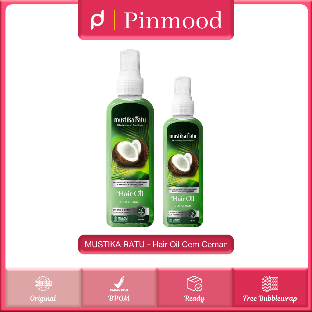 Jual MUSTIKA RATU - HAIR OIL CEM CEMAN ( 75 | 175 ml ) - Minyak Rambut ...