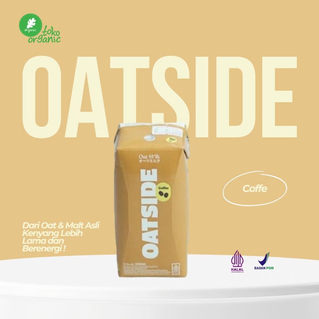 Jual OATSIDE Mini Oat Milk Rasa Coffe (200ML) | Susu Oat Rendah Lemak ...