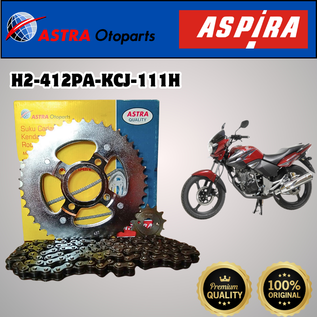 Jual GIR SET , GEAR SET MOTOR HONDA TIGER ASPIRA KCJ ORIGINAL GIR DEPAN ...