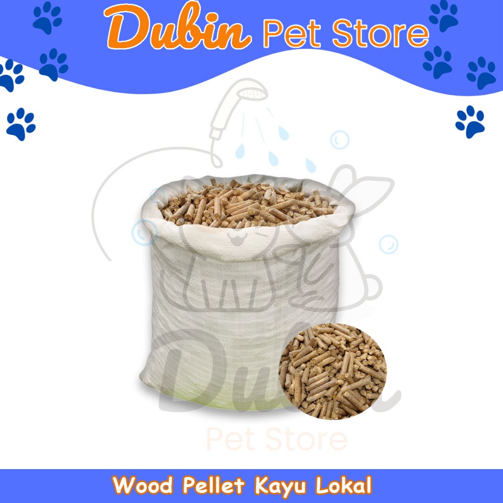 Jual Cargo-WOOD PELET 10 Kg - Pelet Kayu serbuk kayu wood litter 10 kg ...