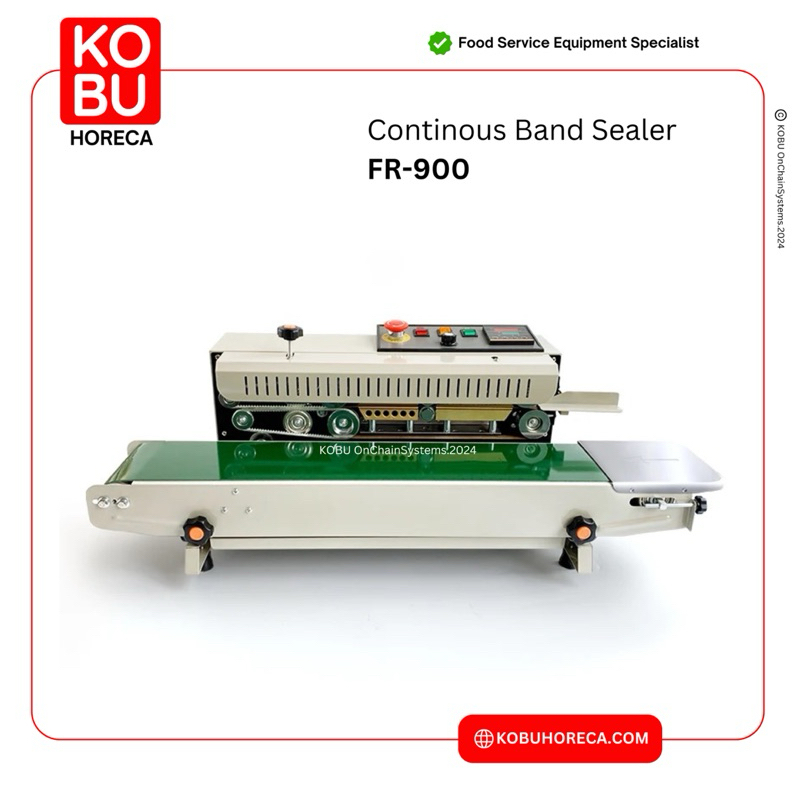 Jual Mesin Segel Kemasan Continous Band Sealer FR-900H | Shopee Indonesia