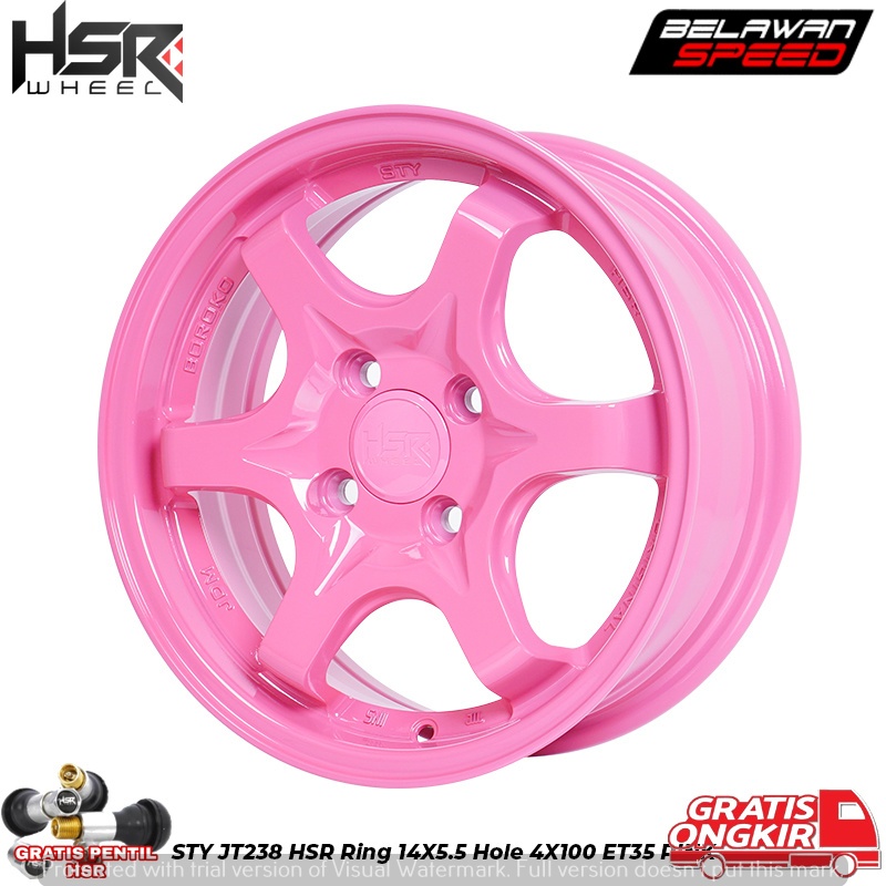Jual VELG RACING MOBIL MURAH RING 14 HSR STY R14 UNTUK BRIO AGYA AYLA CALYA SIGRA SIRION KARIMUN ...