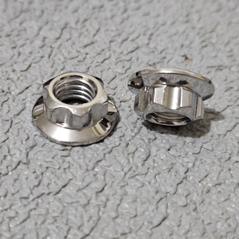 Jual mur 12 new gear probolt bintik silver mur baut 12 original heng ...