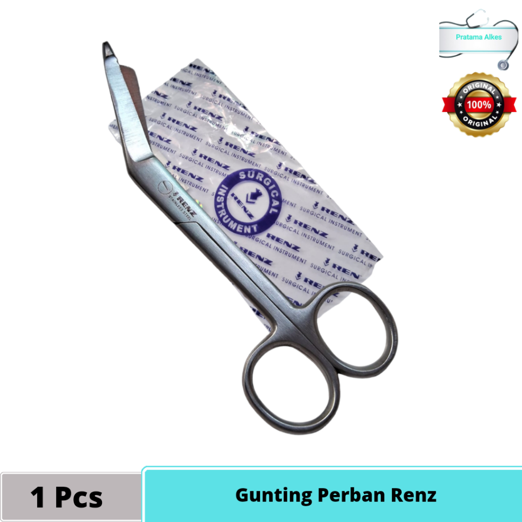 Jual Gunting Perban Renz 14cm / Gunting Plester / Gunting Verban Renz ...