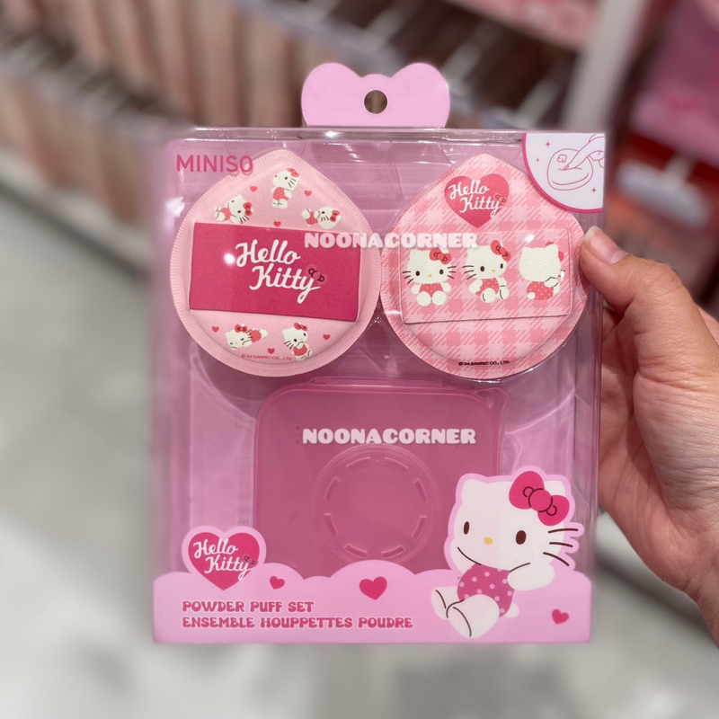 Jual Miniso x Sanrio ‼️ Powder Puffs with Containers (2 pcs) Sanrio ...