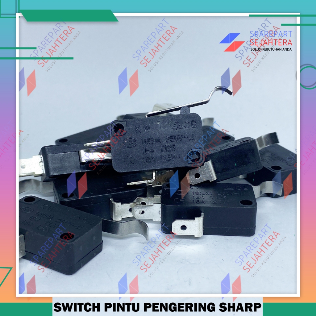Jual SWITCH PINTU PENGERING MESIN CUCI 2 TABUNG SHARP PLAT BENGKOK KAKI ...
