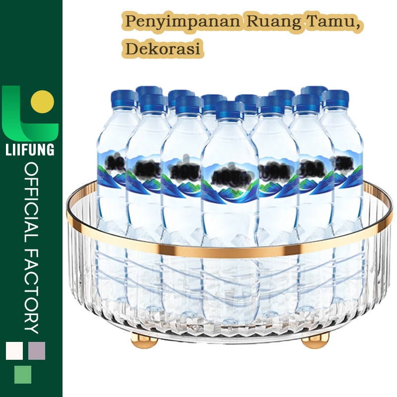 Jual Rak Buah / Snack Putar / Rak Bumbu Putar Transparan D88 Kitchen ...