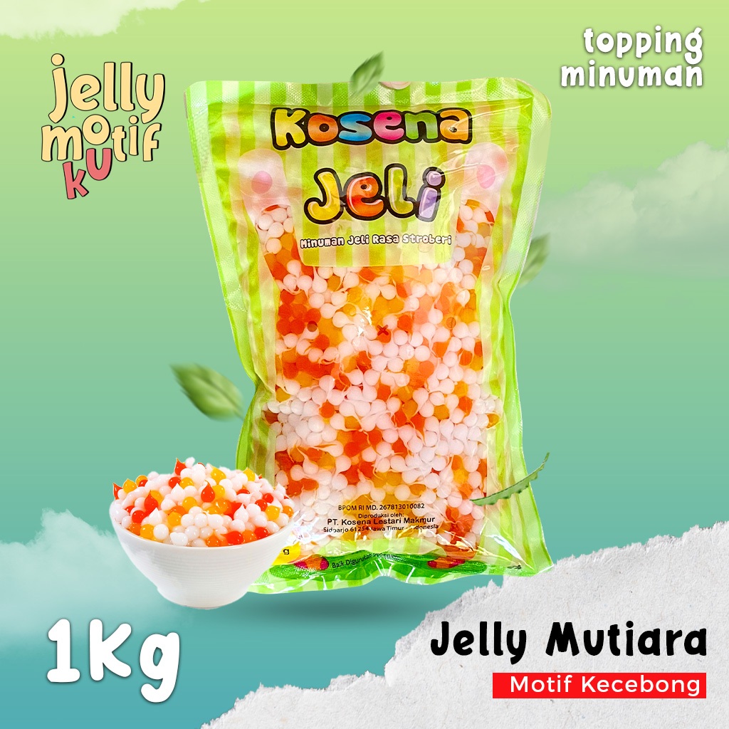 Jual Topping Minuman Jelly Mutiara Kecebong Kosena 1kg | Shopee Indonesia