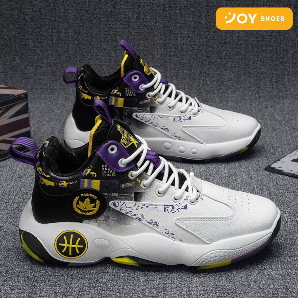 Jual JOY SHOES Sepatu Basket AntiSlip Basketball Shoes Kualitas Bahan ...