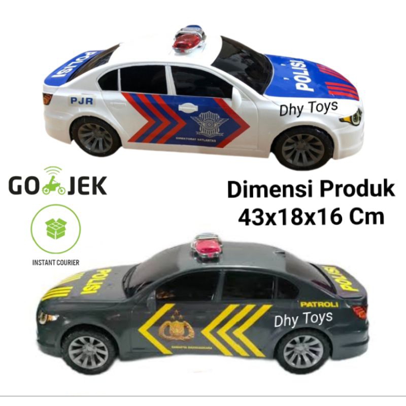 Jual Mainan Mobil Polisi Patroli Sirine Mainan Mobil Polisi Sedan ...