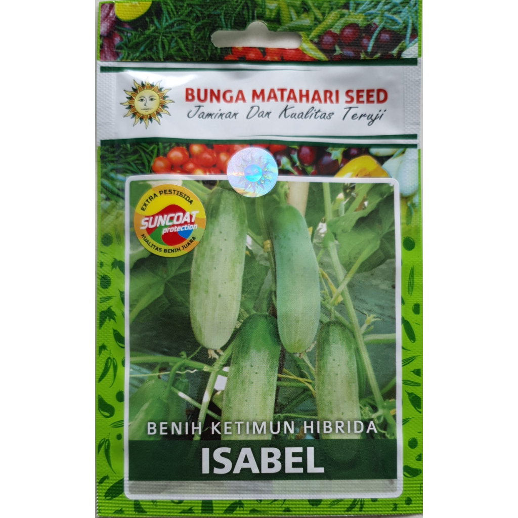 Jual Benih Timun Isabel Sp/bibit timun isabel/benih bunga matahari seed ...