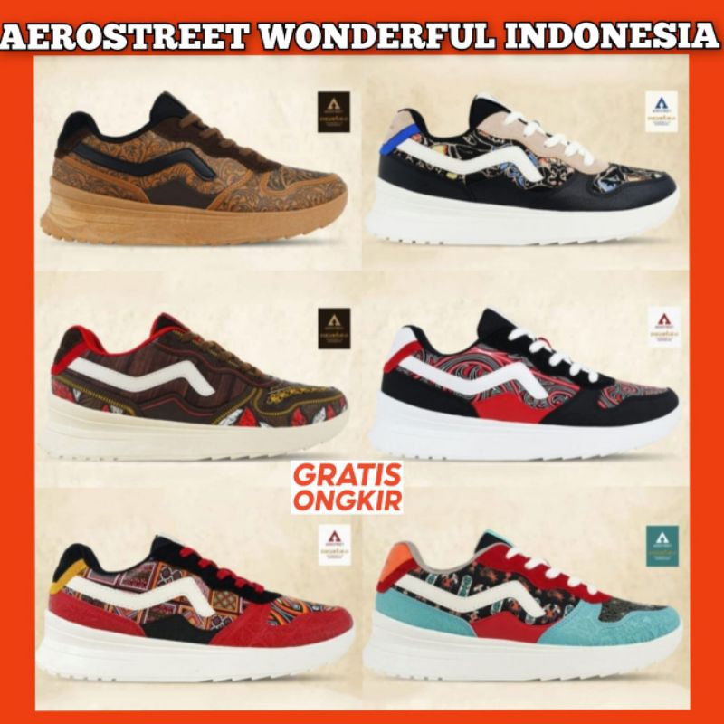 Jual Aerostreet Wonderful Indonesia Nusantara Original / Sepatu ... Jual Aerostreet Wonderful Indonesia Nusantara Original / Sepatu ...