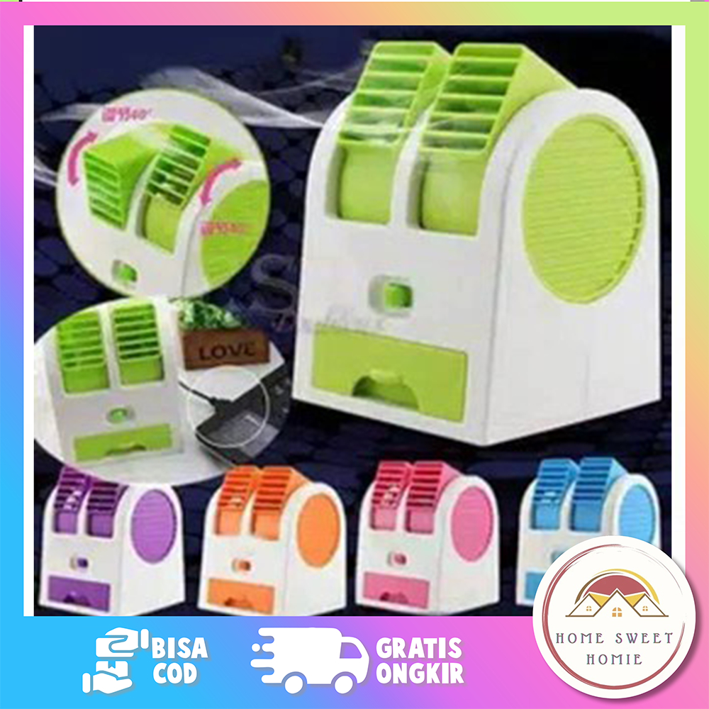 Jual AC Mini Duduk / AC Portable Meja USB Penyejuk Pendingin Kecil ...